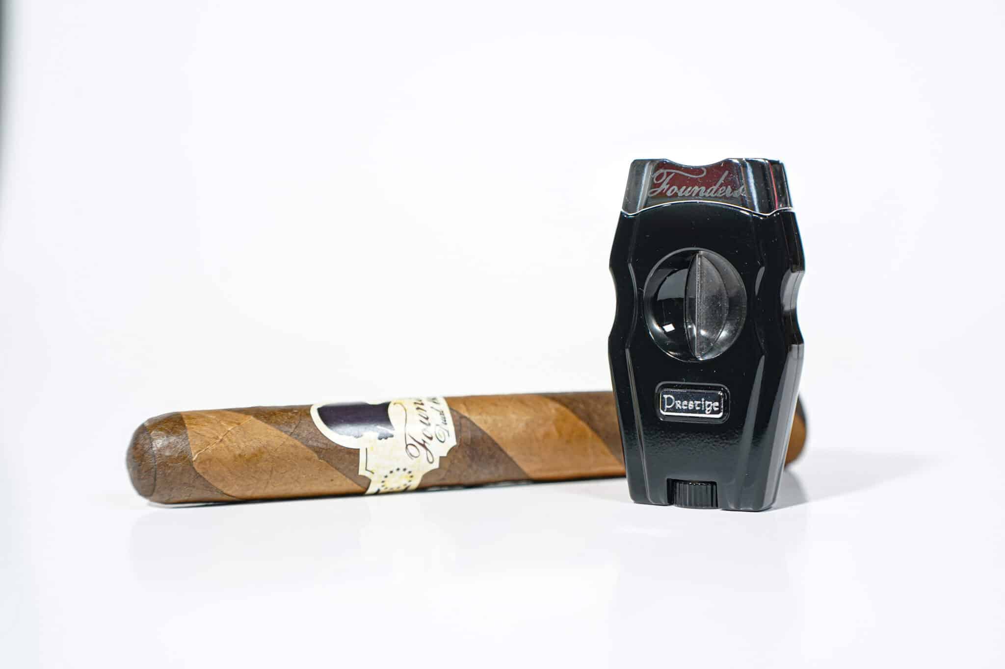 Combination V-Cut And Punch Cigar Cutter | Founders Cigar Company